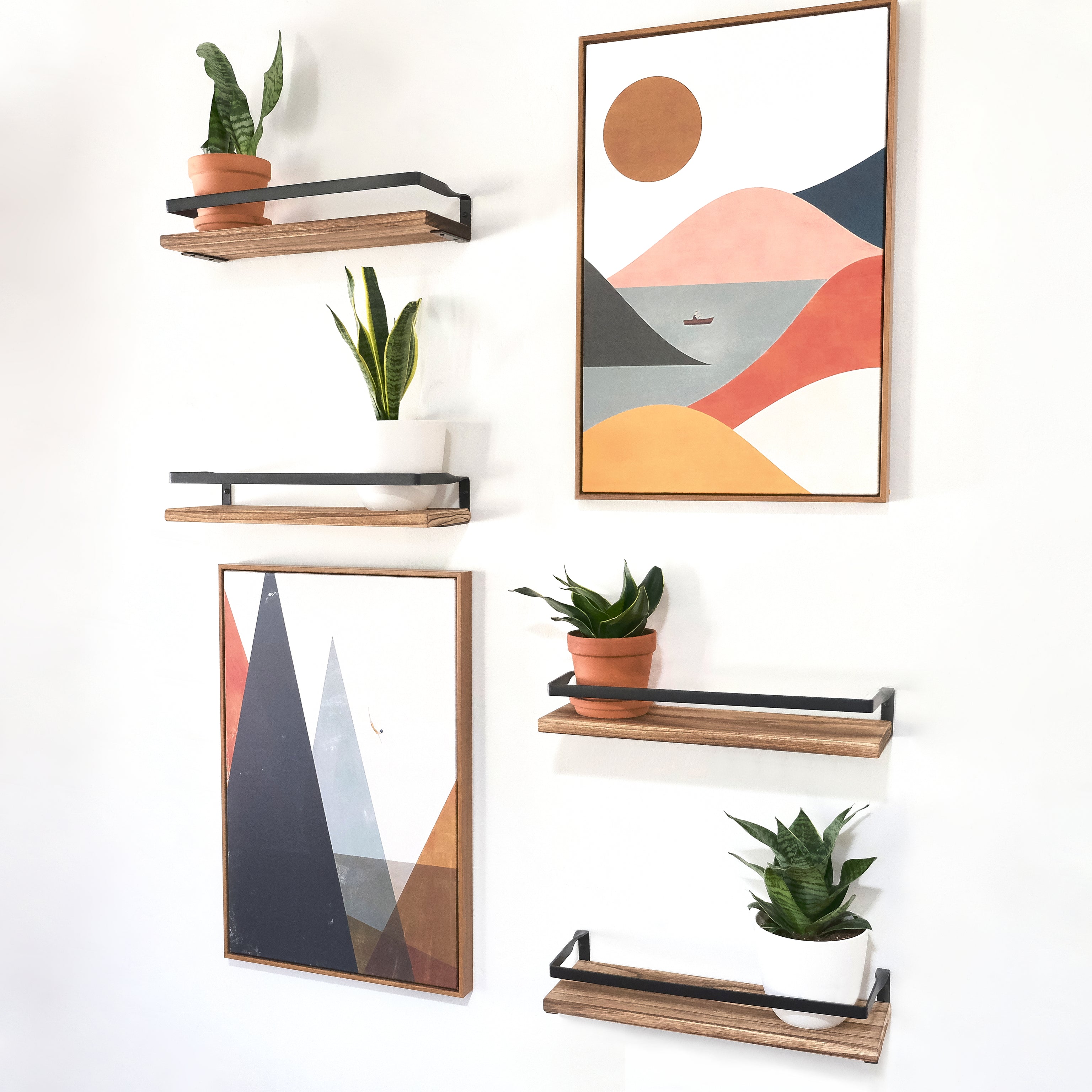 Elevate Your Entryway: Integrating Floating Wall Shelves into Foyer De